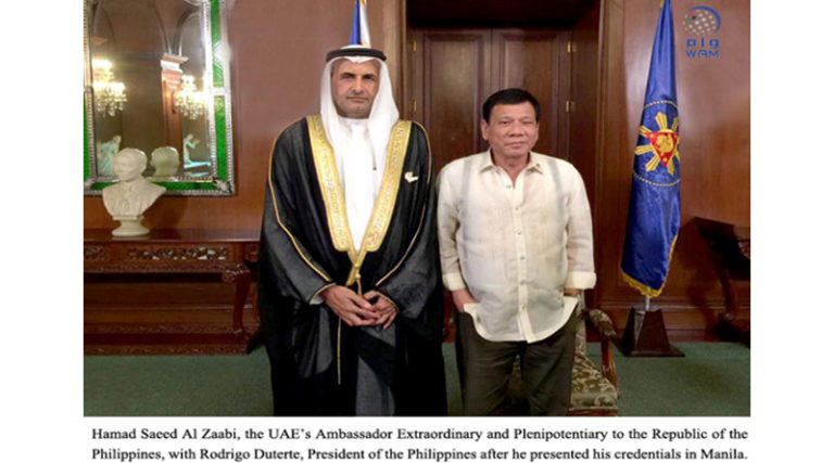 UAE Ambassador Presents his Credentials to President Duterte ... UAE Ambassador Presents his Credentials to President Duterte ...
